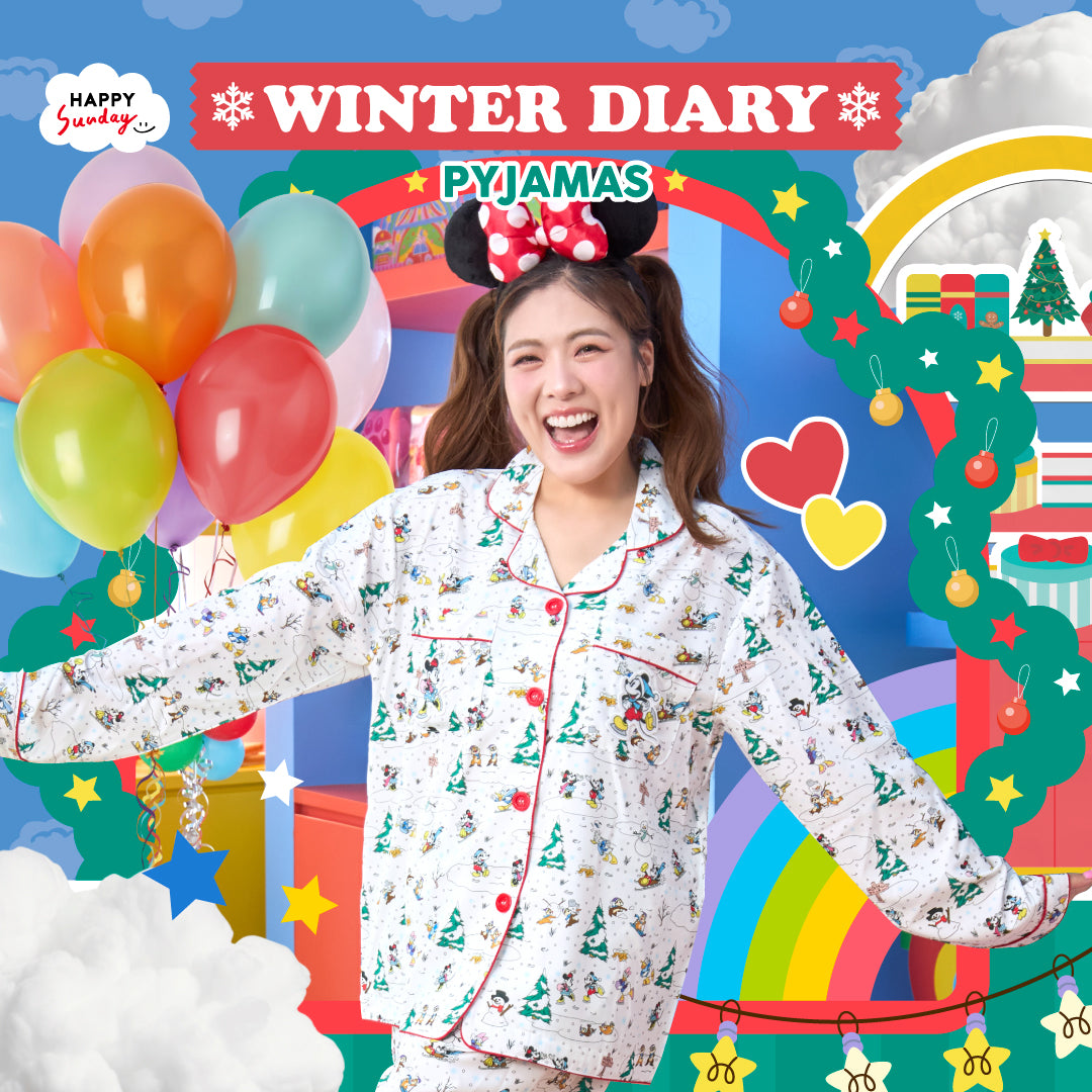 [FREESIZE] WINTER DIARY PYJAMAS – happysundaystore