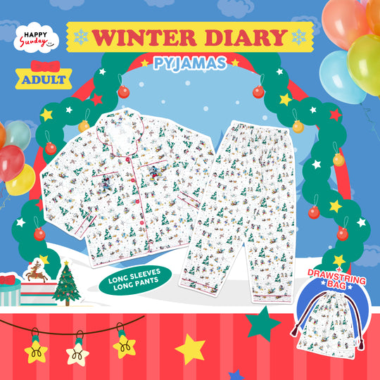[FREESIZE] WINTER DIARY PYJAMAS – happysundaystore