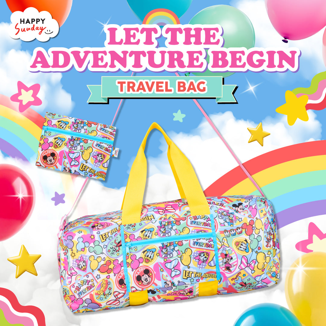 LET THE ADVENTURE BEGIN TRAVEL BAG – happysundaystore