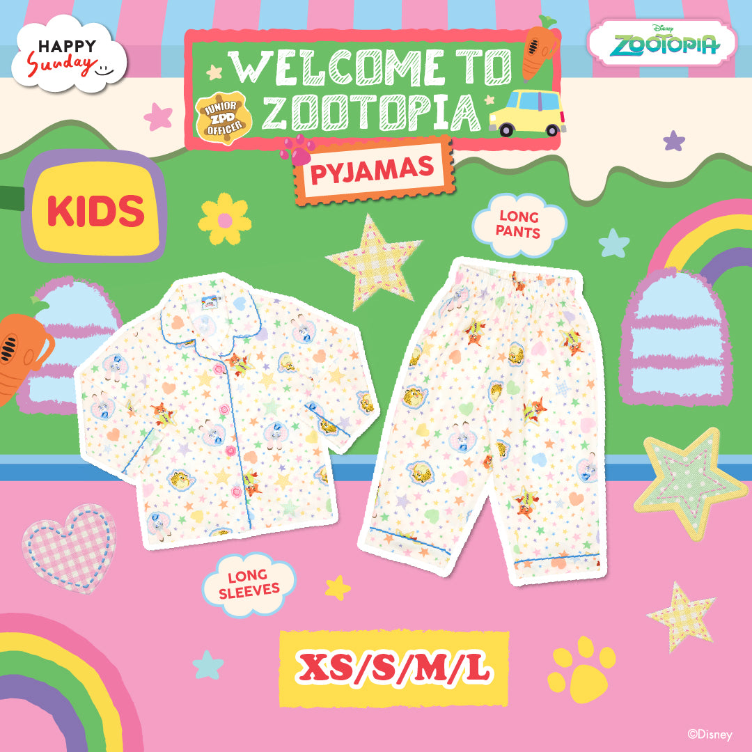 [Kids] WELCOME TO ZOOTOPIA PYJAMAS – happysundaystore