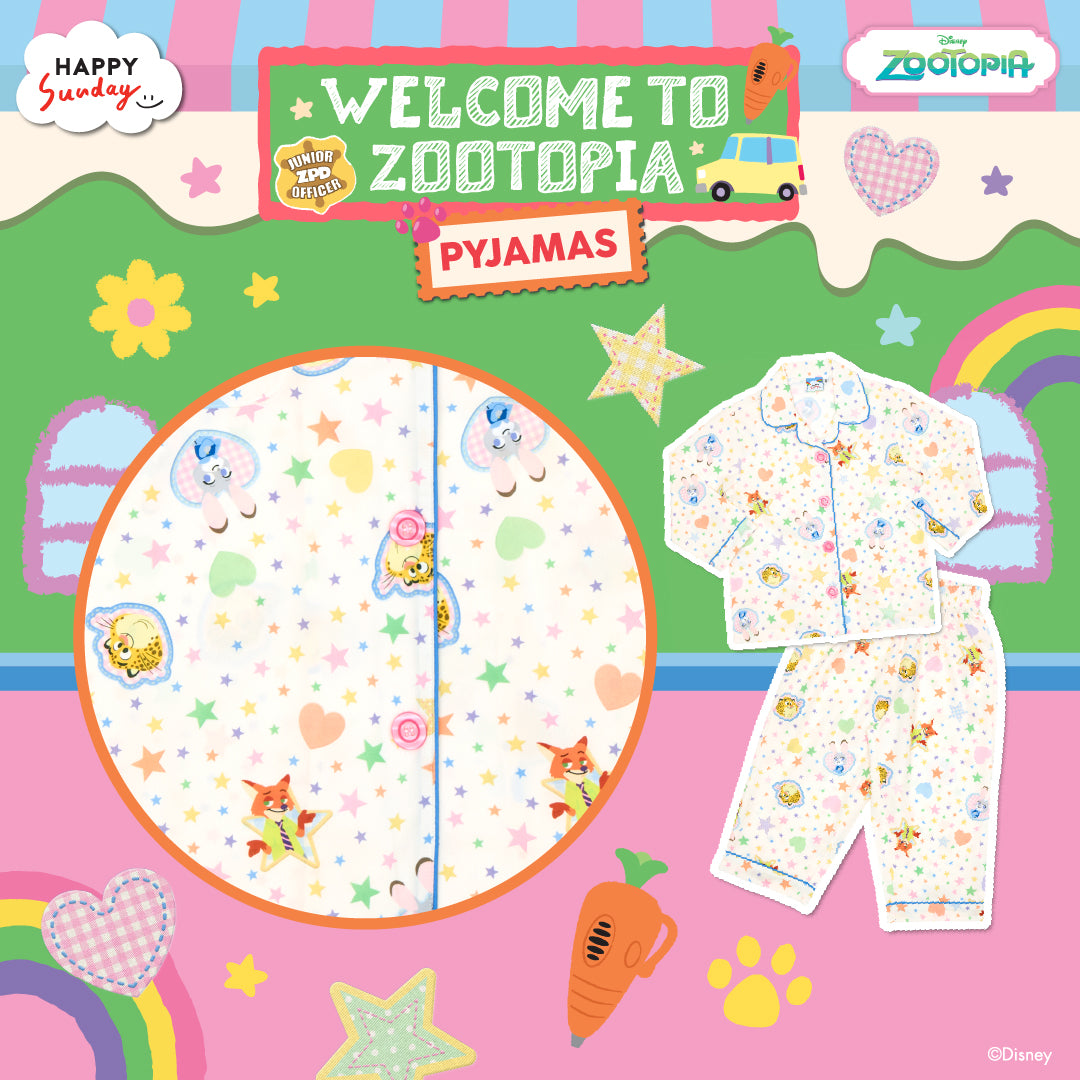 [Kids] WELCOME TO ZOOTOPIA PYJAMAS – happysundaystore