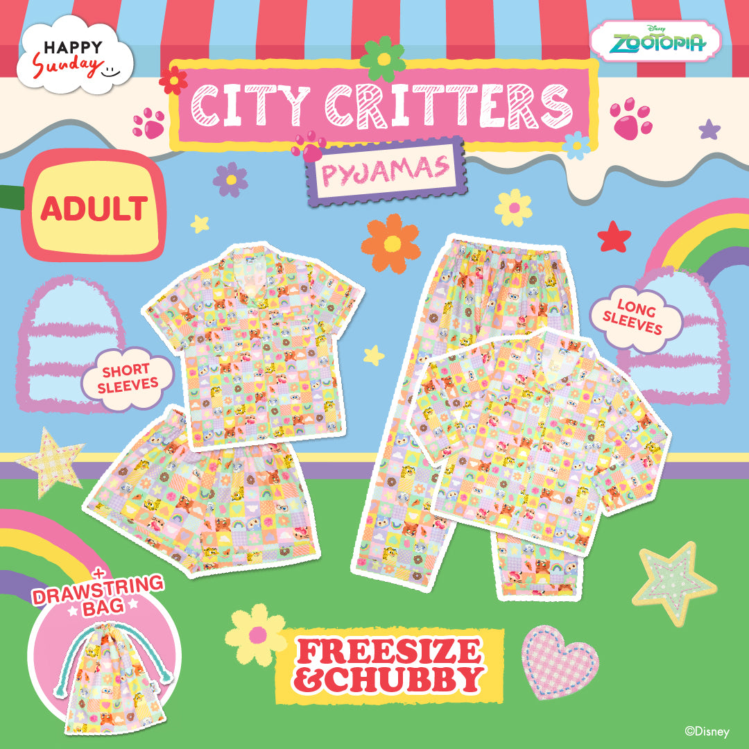 CITY CRITTERS PYJAMAS – happysundaystore