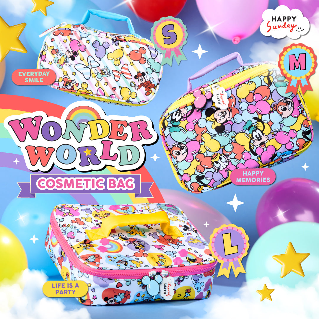 HAPPY WONDER WORLD COSMETIC BAG – happysundaystore